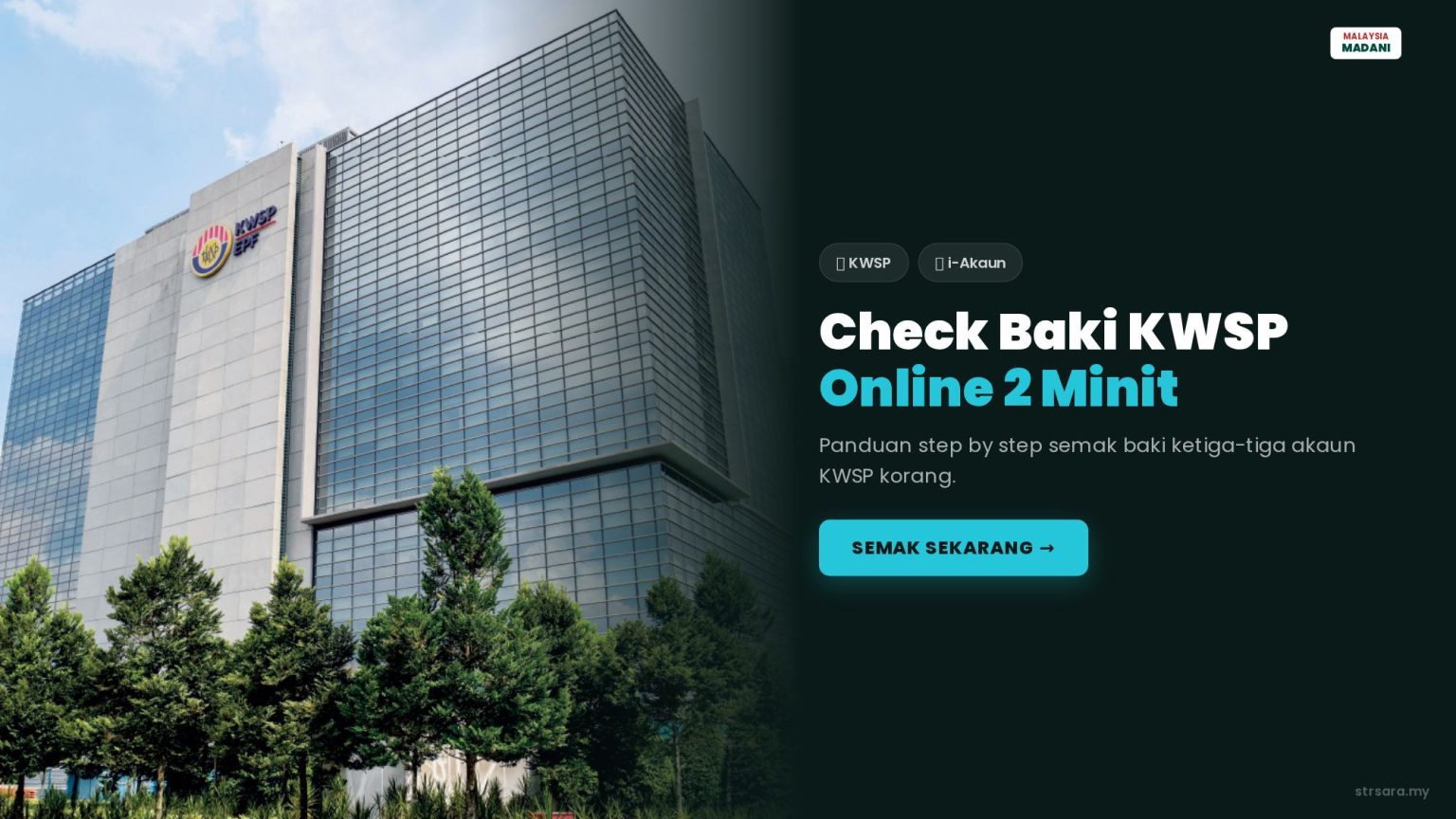 Cara Check Baki KWSP Online 2026 Guna Phone