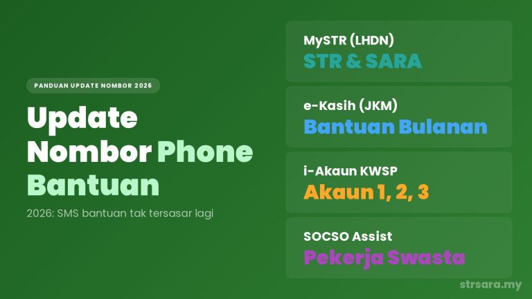 Cara Update Nombor Telefon Bantuan Kerajaan 2026